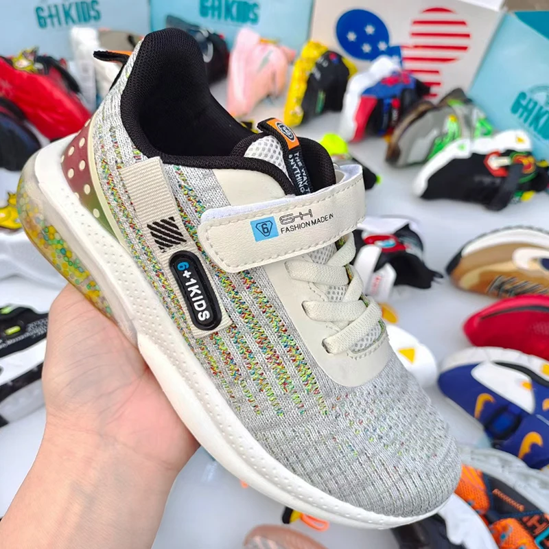 C2125 Children Sports Shoes Kids Sneakers Boys Shoes Running Sneakers Breathable Children's ...