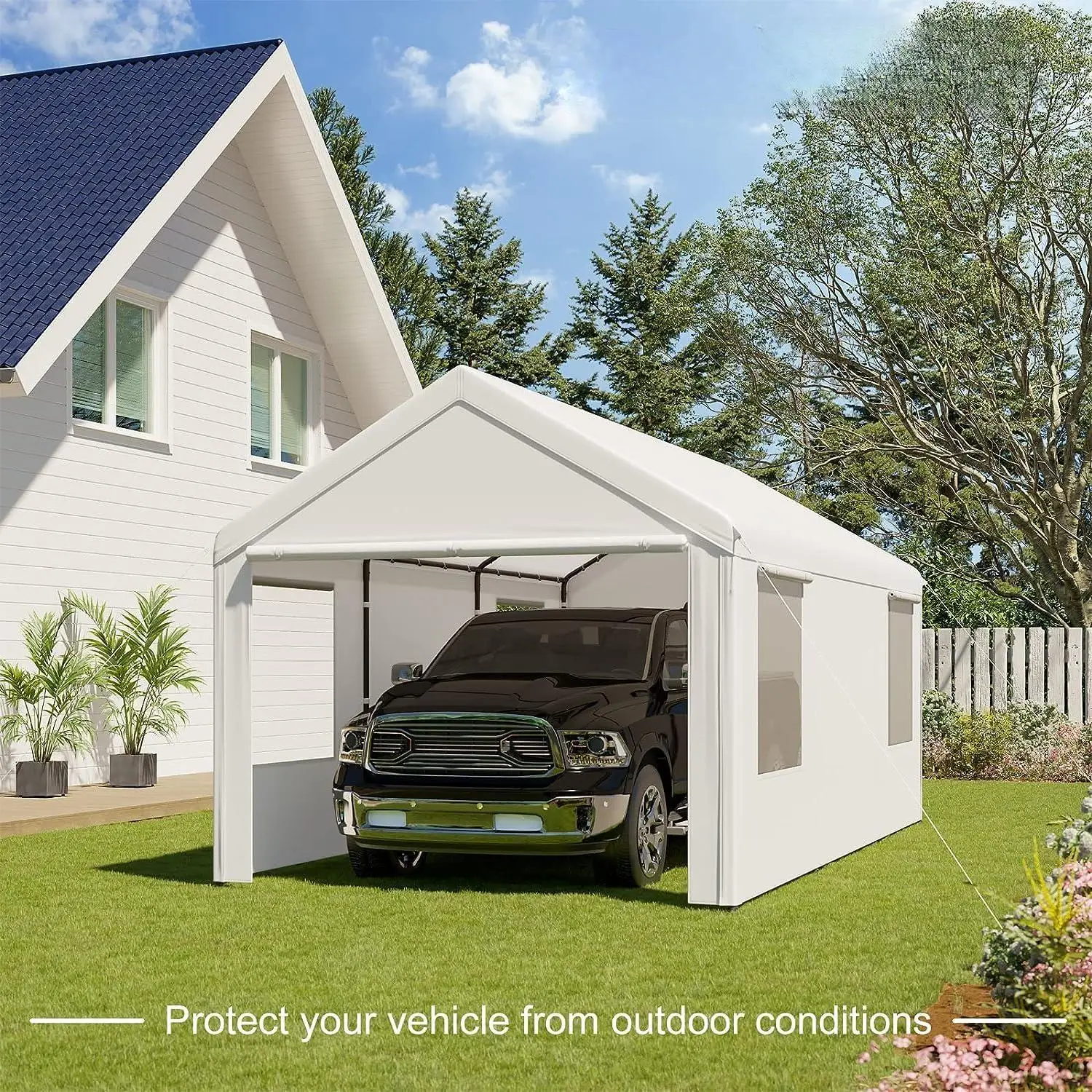 Custom Outdoor Car Shelter - Heavy Duty Carports & Canopy Tents