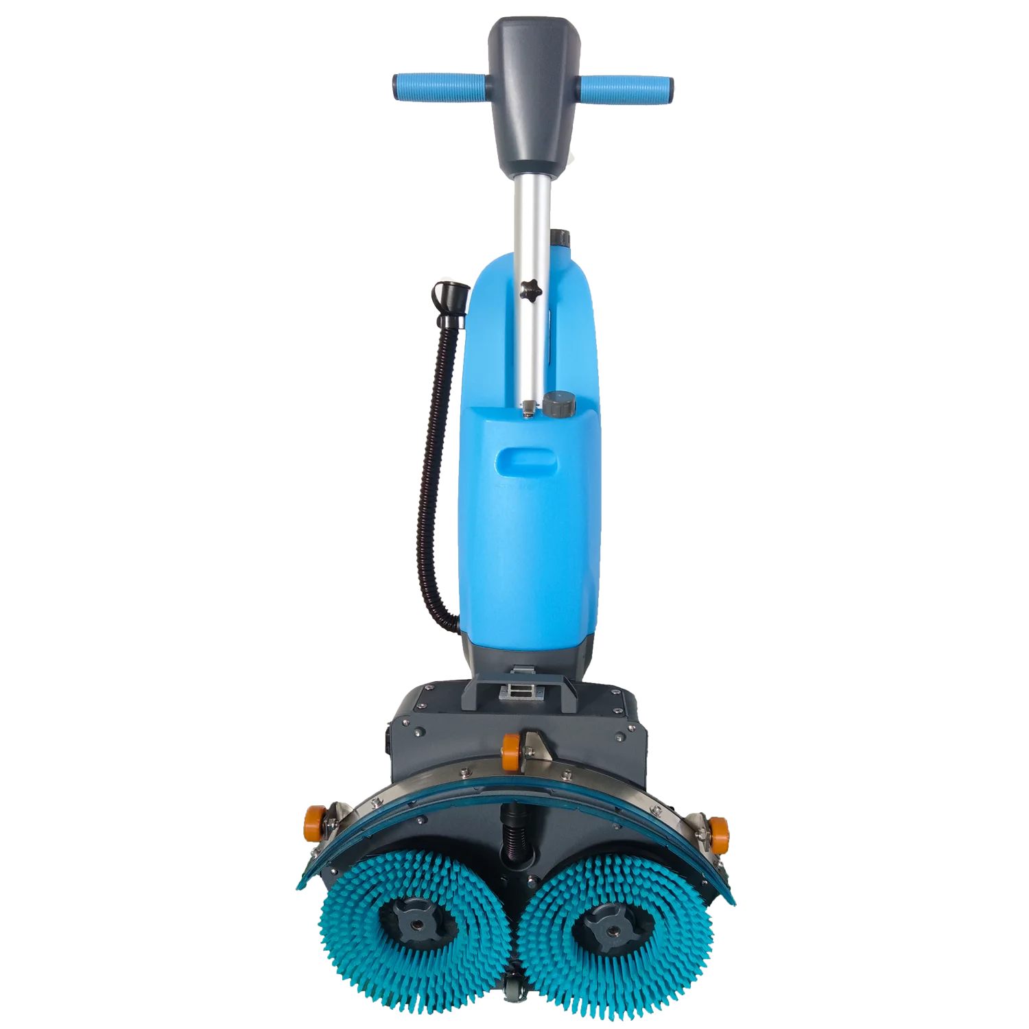 Mini Portable Small Manual Compact Automatic Walk Behind Floor Scrubber ...