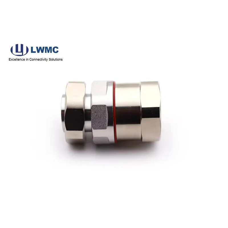 DIN male clamp for 7/8 RF cable eia flange rf connector for 7/8 cable ...