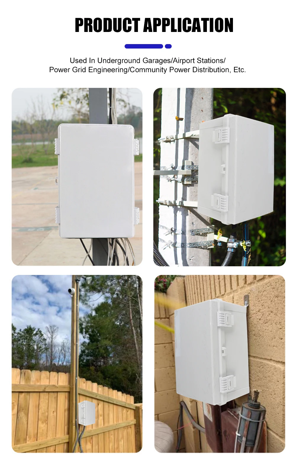 IP67 Hinged Cover Electrical Project Case - Waterproof & Dustproof