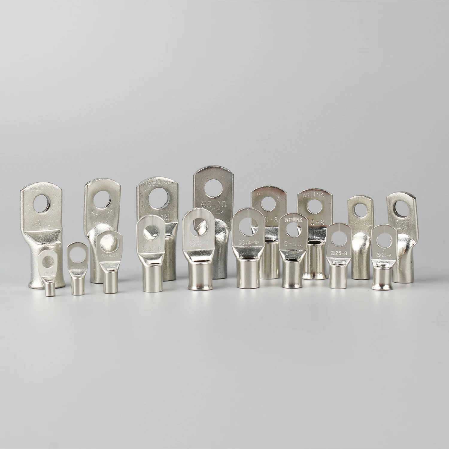 Din Type Mechanical Cable Lugs Copper Aluminum Crimp Terminal ...