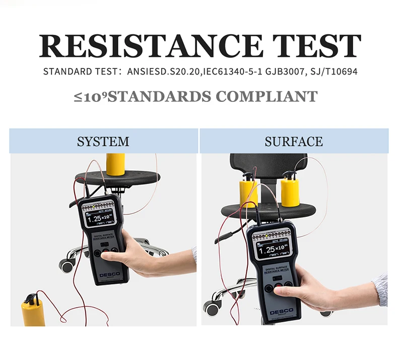 Laboratory Chairs Esd Lab Chair Pu Foam Anti-static Backrest ...