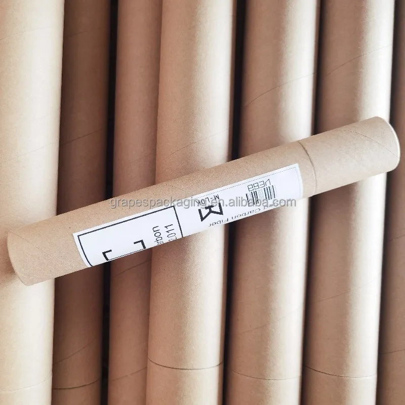 Wholesales Eco Friendly Paper Cardboard Carton Plain Kraft Cylinder ...