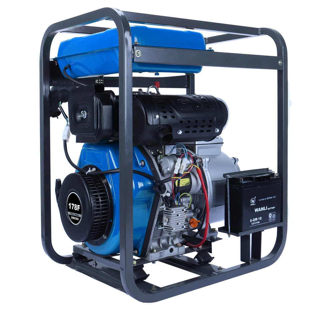 Dinking Water Pump 3 Inch Diesel Portable Diesel Engine for Industrial ...