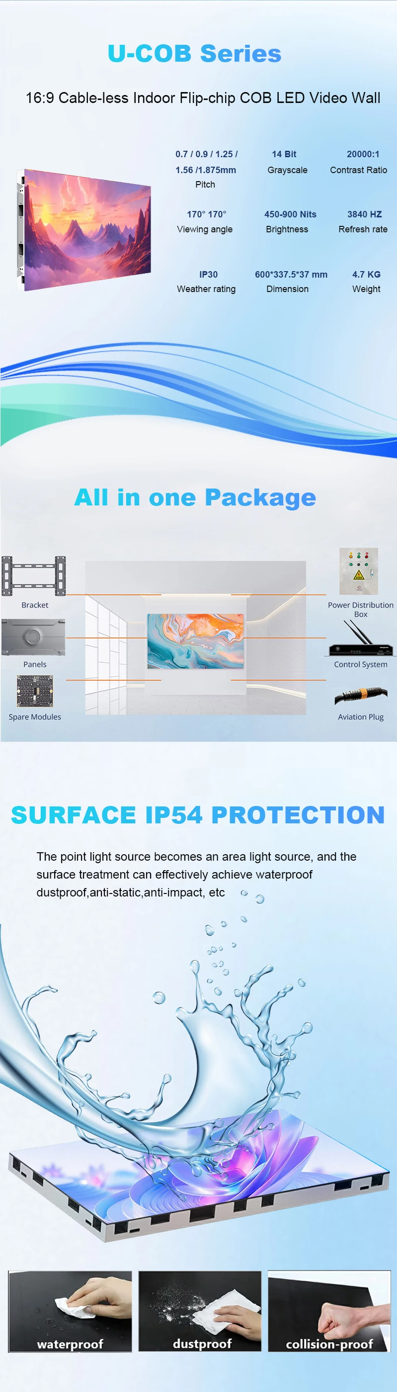 4K 8K Ultra-HD Fine Pitch P1.2 P1.5 P1.8 LED Display Indoor Private Cinema Screen Luxury LED ...