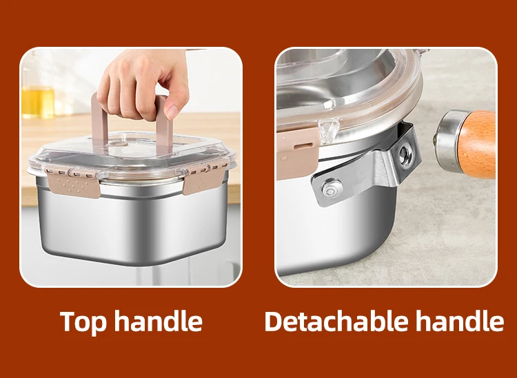 2025 New Design Detachable Handle Portable Camp Cookware