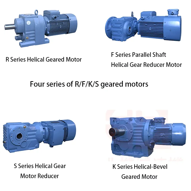 Three-phase Gear Motor Reduction Gear Box Motors K F S R Series Reducer ...