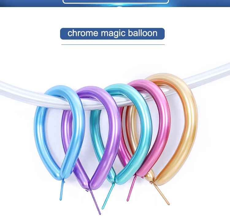 260q Party Supplies Decoration Diy Animal Magic Twisting Long Balloon ...