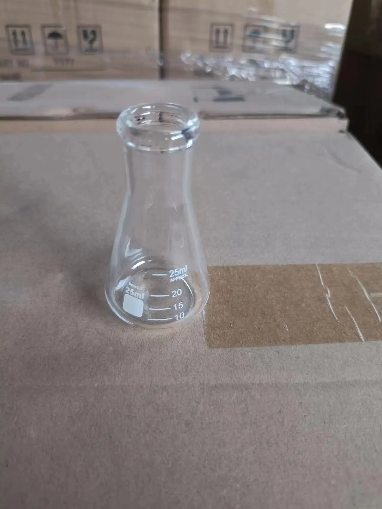 Conical Flask Factory Borosilicate Glass 3.3 Narrow Neck Laboratory 25ml 100ml 250ml 500ml ...