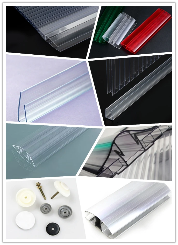H Shape Snap Plastic Polycarbonate Profiles Connect| Alibaba.com