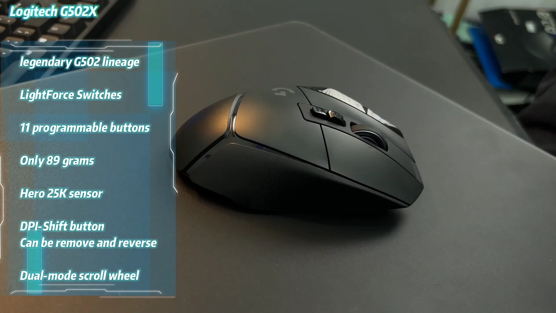 Original New Logitech G502 X Plus Gamer Hero 25600dpi Wireless Charging ...