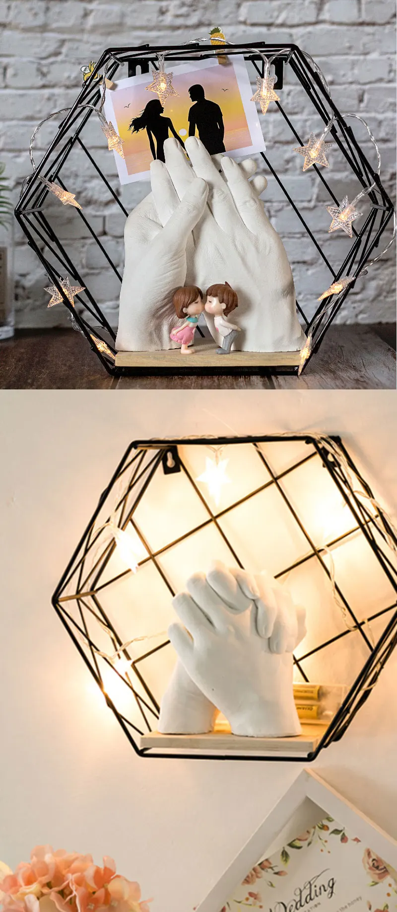 3D Handprint Set DIY Plaster Model Hand and Foot Casting Kit