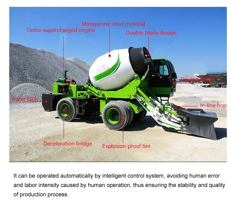 Mixer Truck Concrete Cement Mixer Truck - High Efficiency