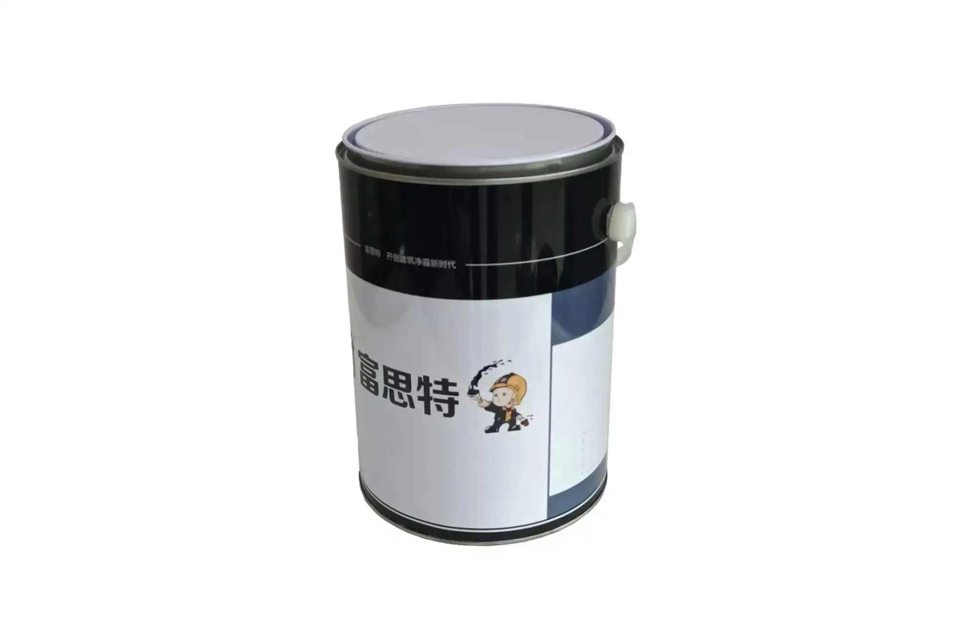 5 Liter Round Empty Small Bucket Iron Paint Can for Oil Paint With ...
