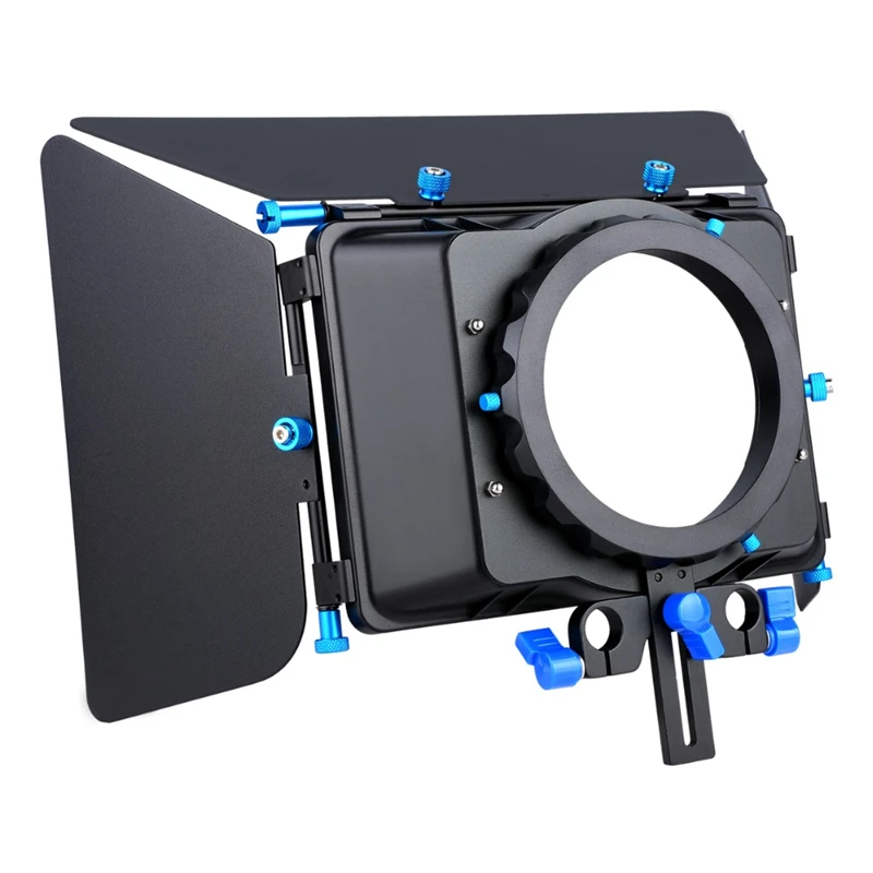 Professional Metal Black Adjustable French Flags DSLR 100mm 3 Blades M4 ...