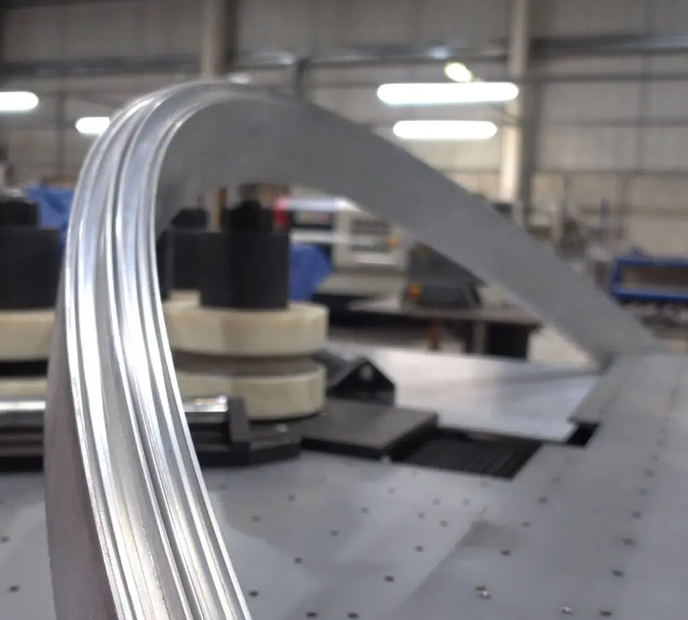 Anodized Bending Aluminum Rail Profile Extrusion for Decorations