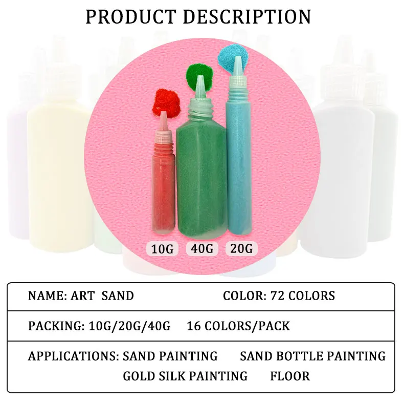 Hot Selling Color Kinetic Sand Amusement Park Children Diy Handmade ...