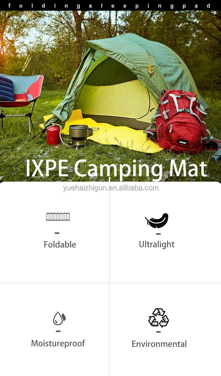 Customizable Folding Ixpe Foam Camping Mat Ultralight Waterproof ...