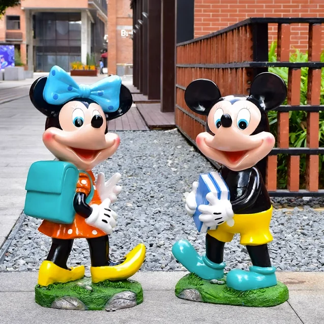 Custom Cartoon Statue Fiberglass Sculpture Resin Crafts OEM Ornaments ...