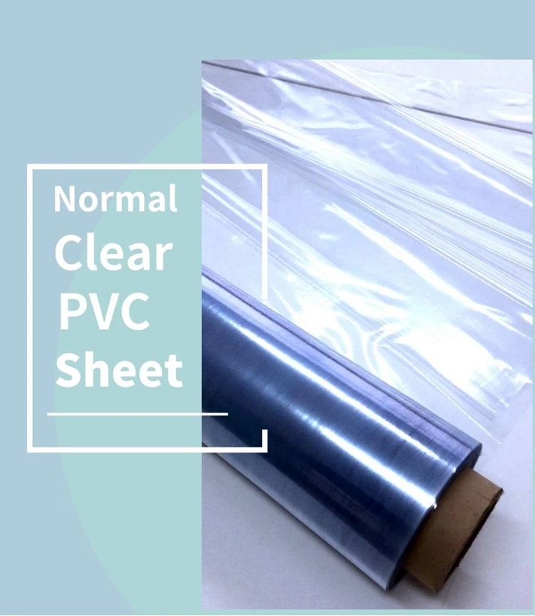 Normal Clear Plastic Flexible Transparent Pvc Film Soft Pvc Film Roll ...