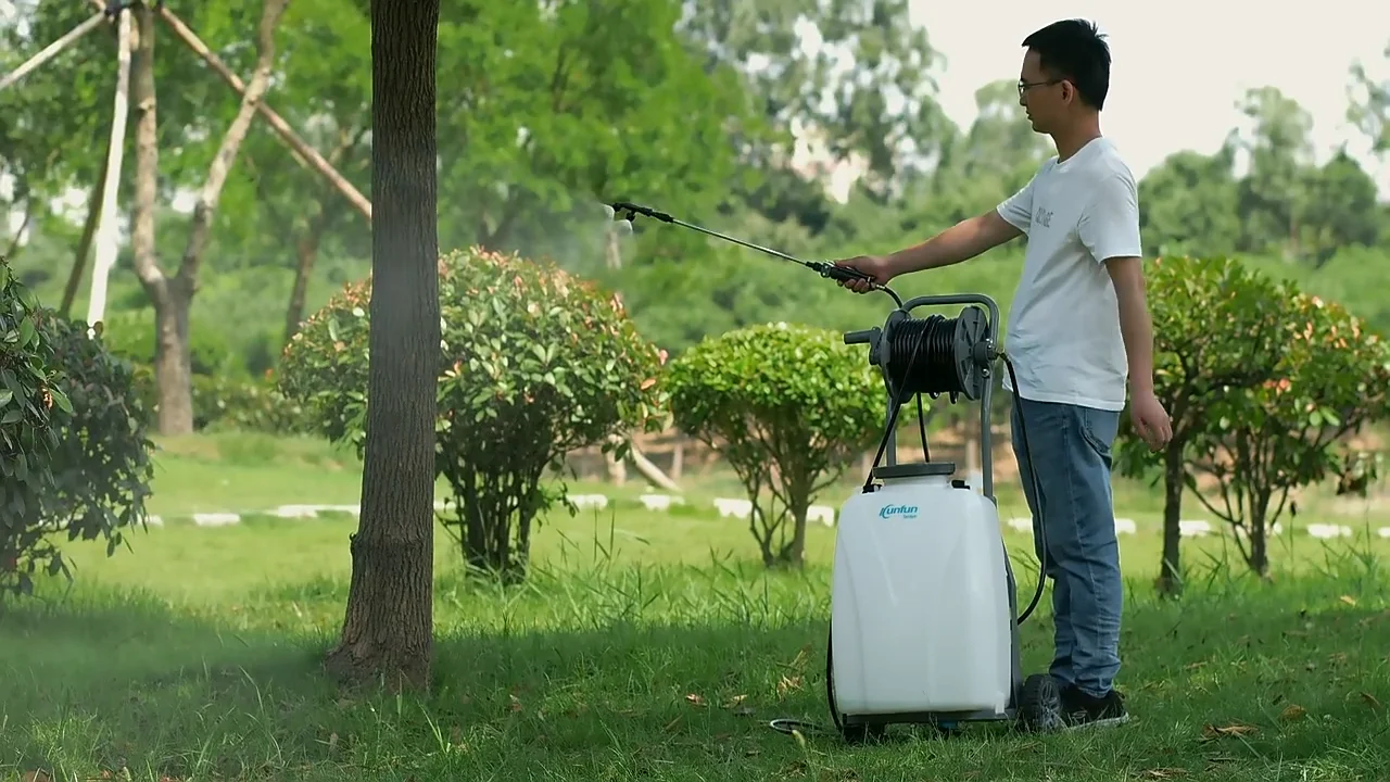 40 Liters Handcart Trolley Cordless Electric Battery Sprayer - Buy ...