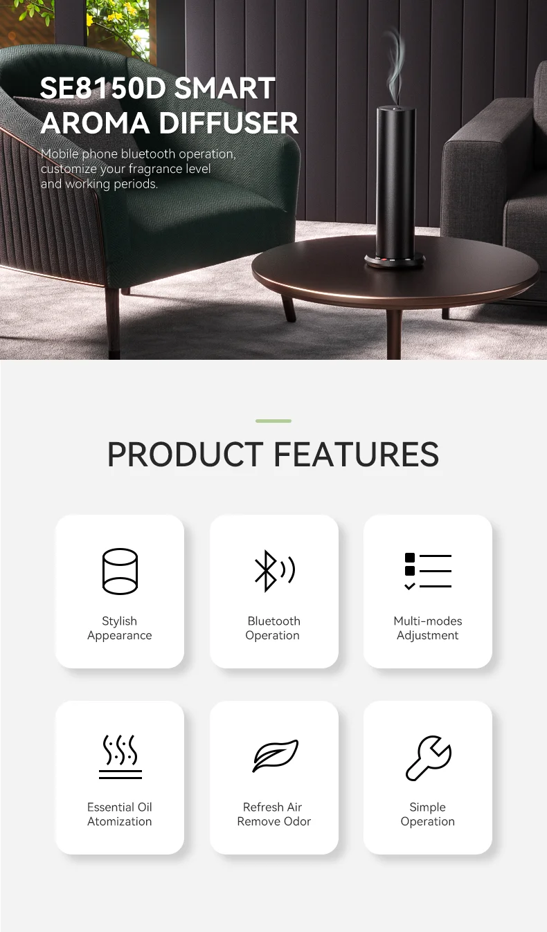 Scenta Top Sale Electric Cool Mist Air Aroma Diffuser,Smart Wireless ...