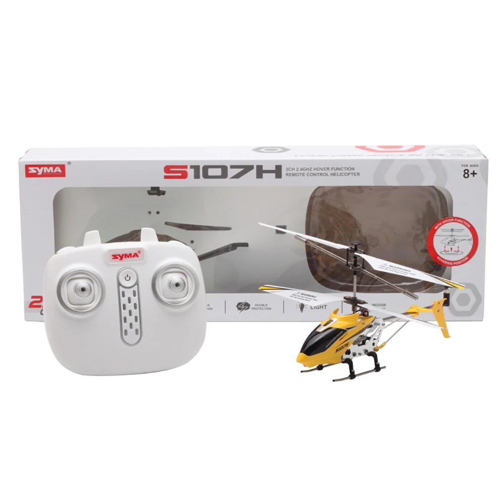 Syma S107h Rc Toy Helicopter 3.5 Channel With Hover Function Remote ...