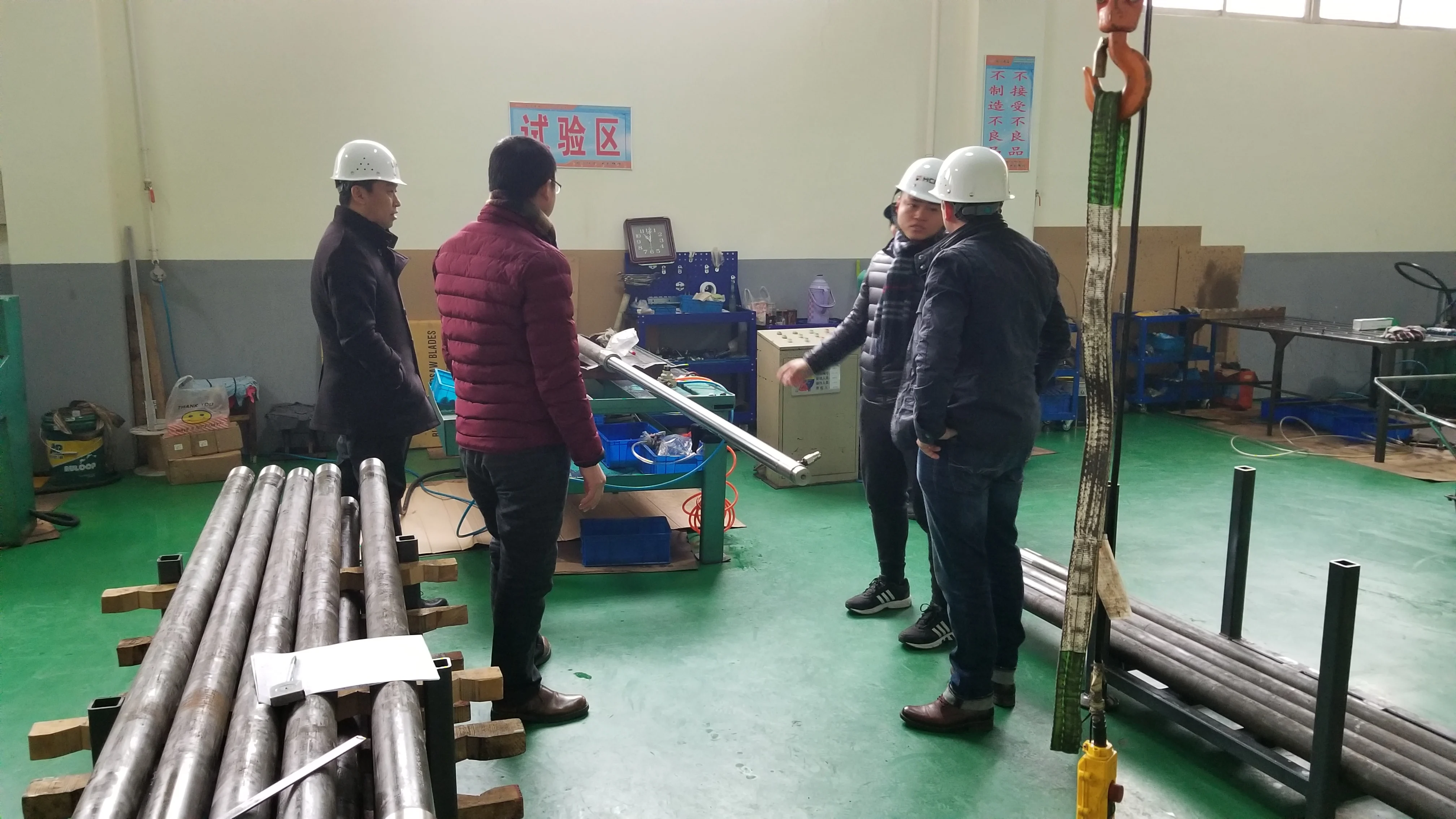 Elevator Single Acting Side Boom Loader Hydraulic Cylinder For ...