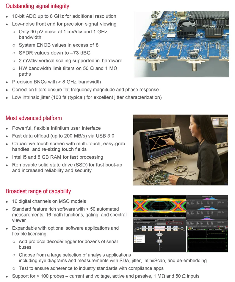 Keysight Infiniium Dsos204a High-definition Oscilloscope 2.0 Ghz 10-bit ...