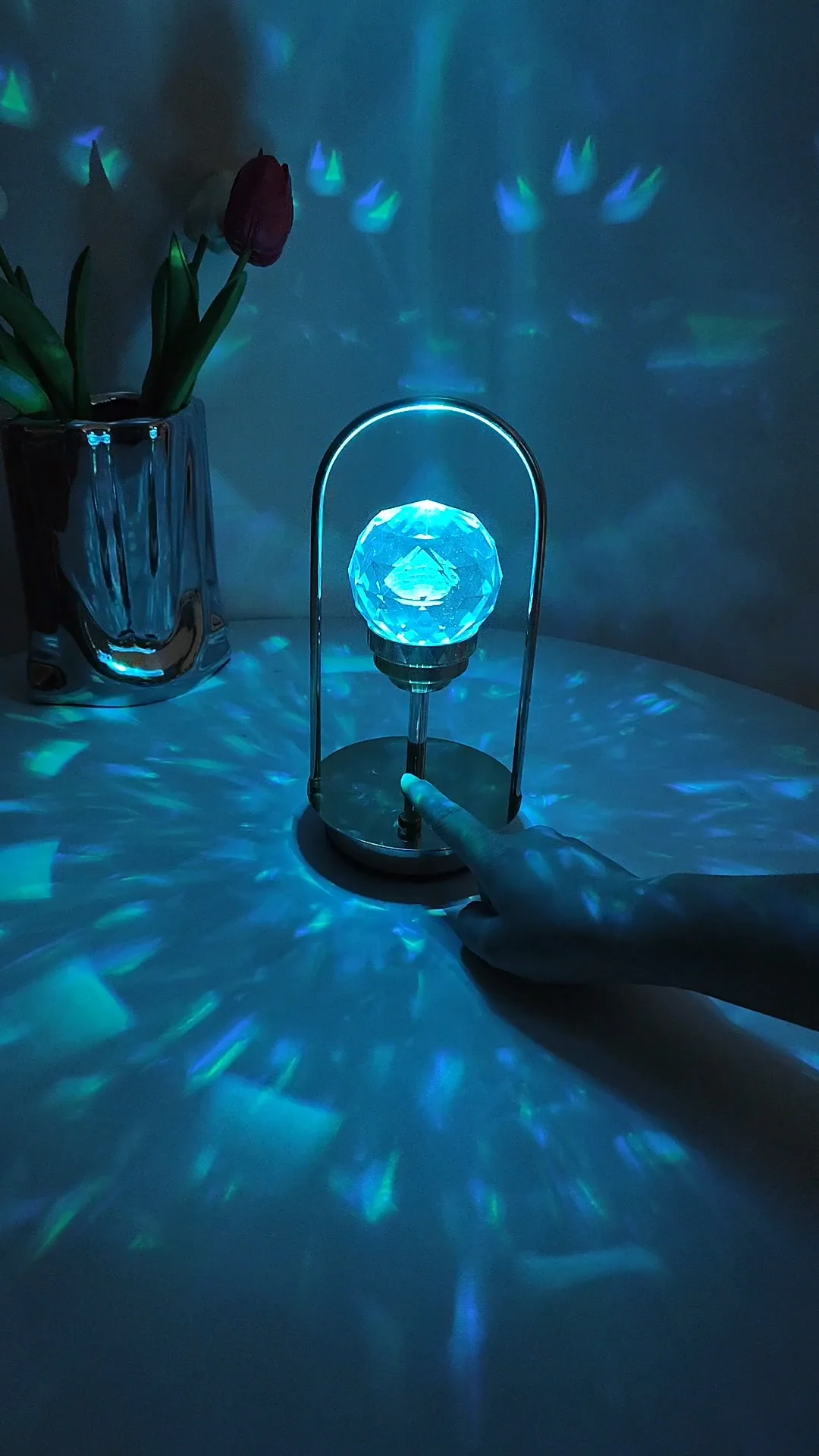 Modern Crystal Table Lamps Camping Hanging Lamp Atmosphere Lamp Bar ...