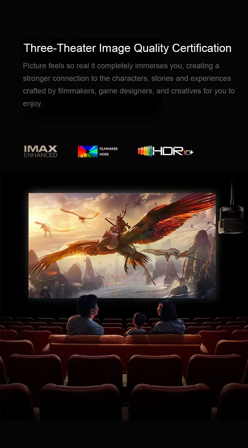 C2 Ultra 4K Tri-Laser Portable Gaming Projector - 240Hz, Auto Keystone ...