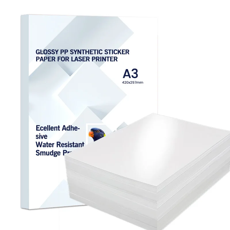 Waterproof Translucent Vinyl A4 laser Sticker Holographic Paper Printer ...
