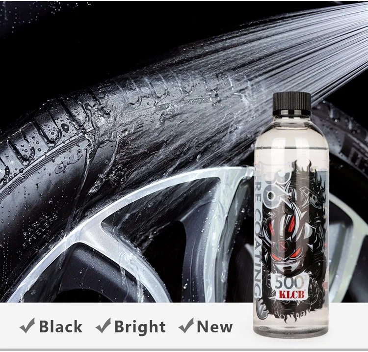 Long-lasting Gloss Spray Coating Car Tire Shine Polishing Spray Wax ...