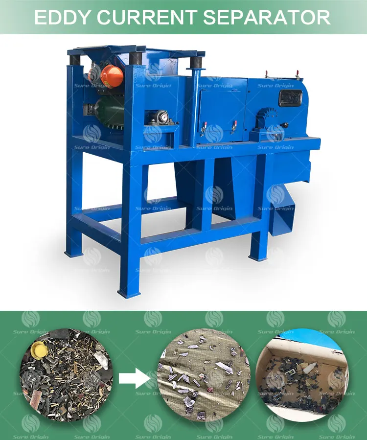Aluminum And Copper Recycling Eccentric Eddy Current Separator China Non Ferrous Metal Separator ...
