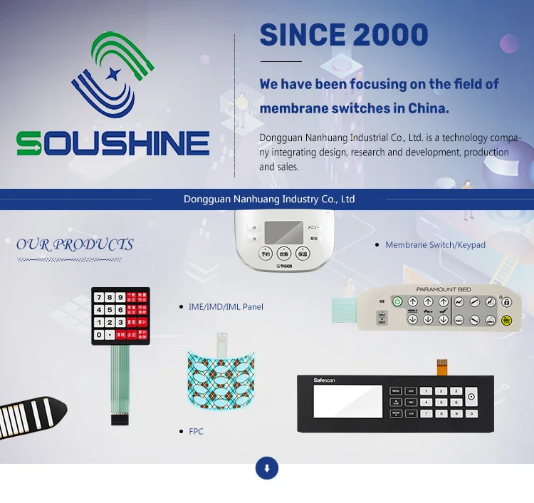 Medical Membrane Switch Pc Film Keyboard Electrical Keycaps For Keypads ...