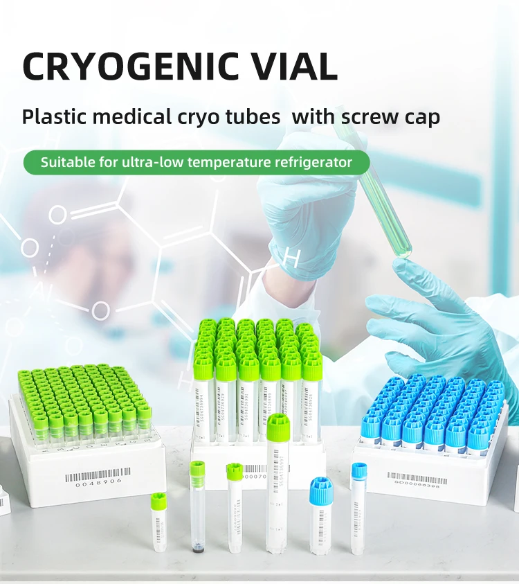 5ml Laboratory Plastic Tubes Laboratory Cryo Vials Cryogenic Vials ...