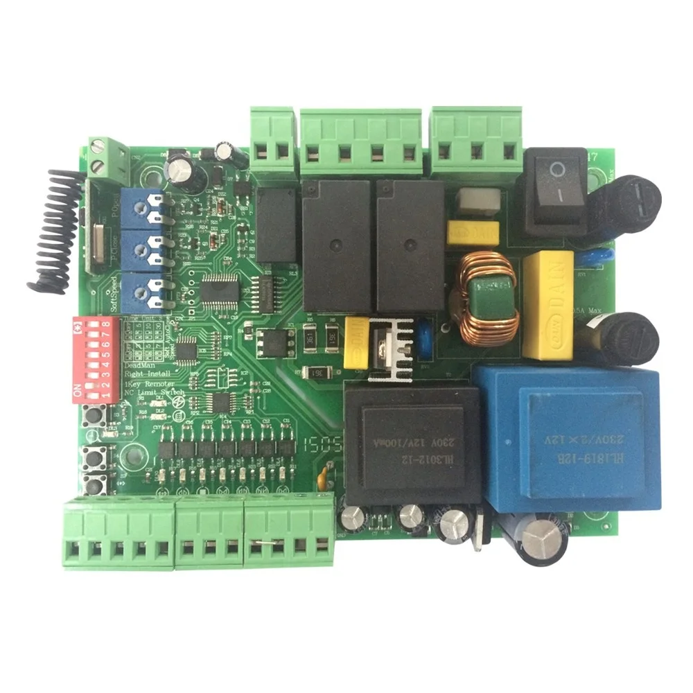 Hiland 433.92mhz Sliding Door Control Board - Modern & Secure