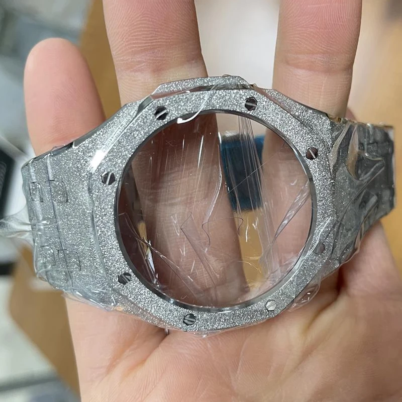 G Shock Ga2100 Modified Bezel Replacement Band Sand Blast Stainless ...