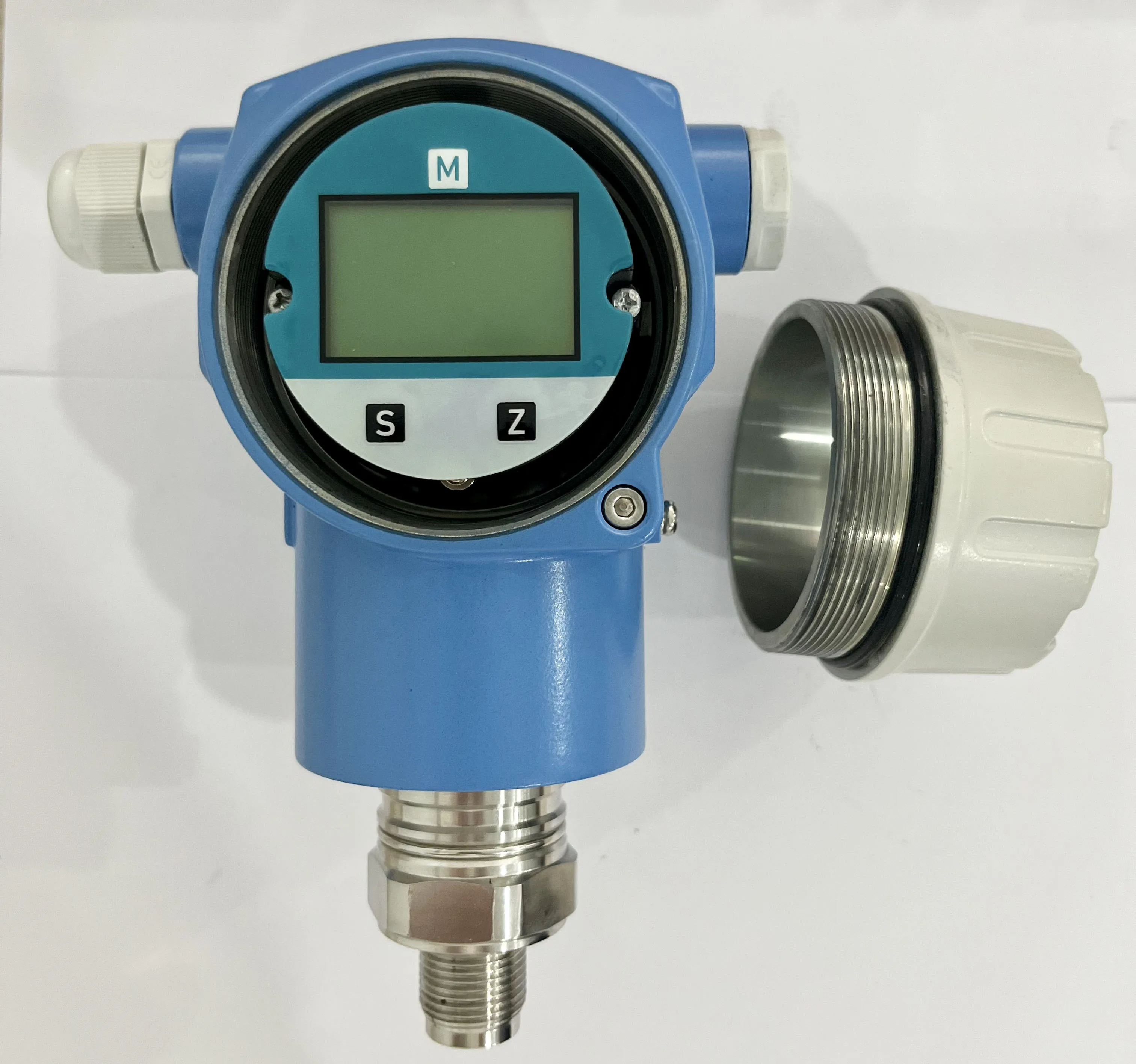 Rs485 Stainless Steel Air Pressure Transmitter 4-20ma Digital Display Water Pressure Transducer ...