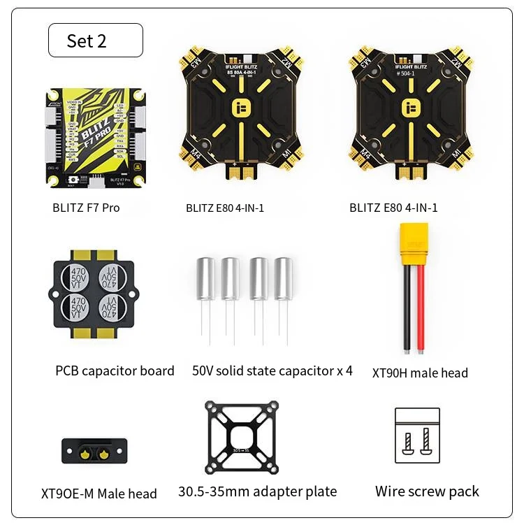 Iflight Blitz F7 Pro Flight Controller E80 4-in-1 80a Pro Esc With ...