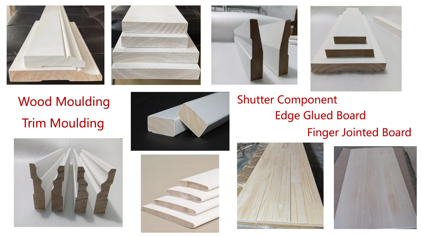 White Primed Wall Trim Baseboards Skirting Boards Wood Mouldings - Buy ...