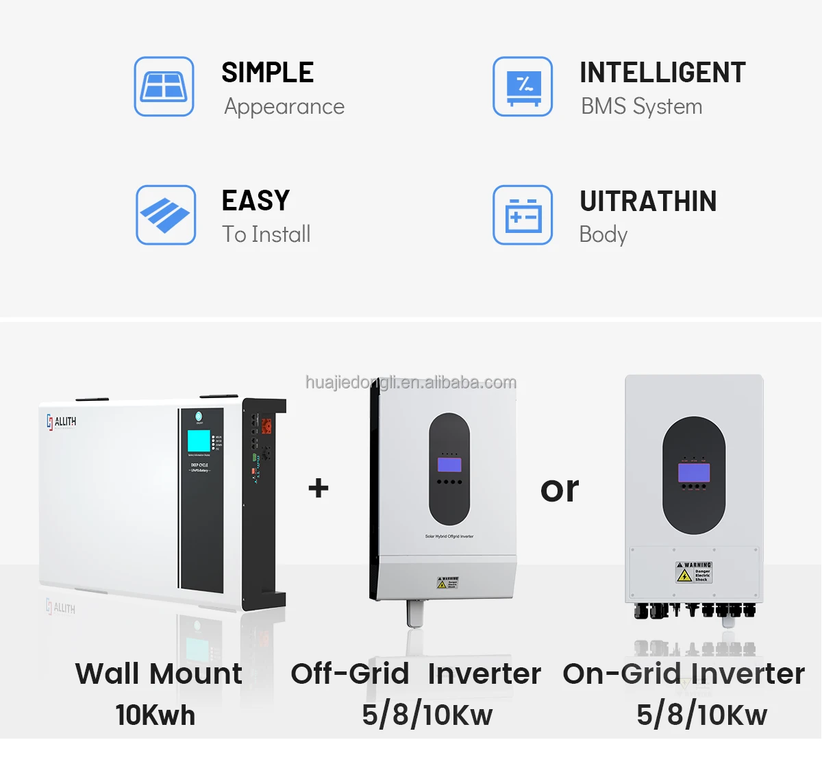 ALLITH Powerwall - 10kwh Energy Storage System for Clean Energy