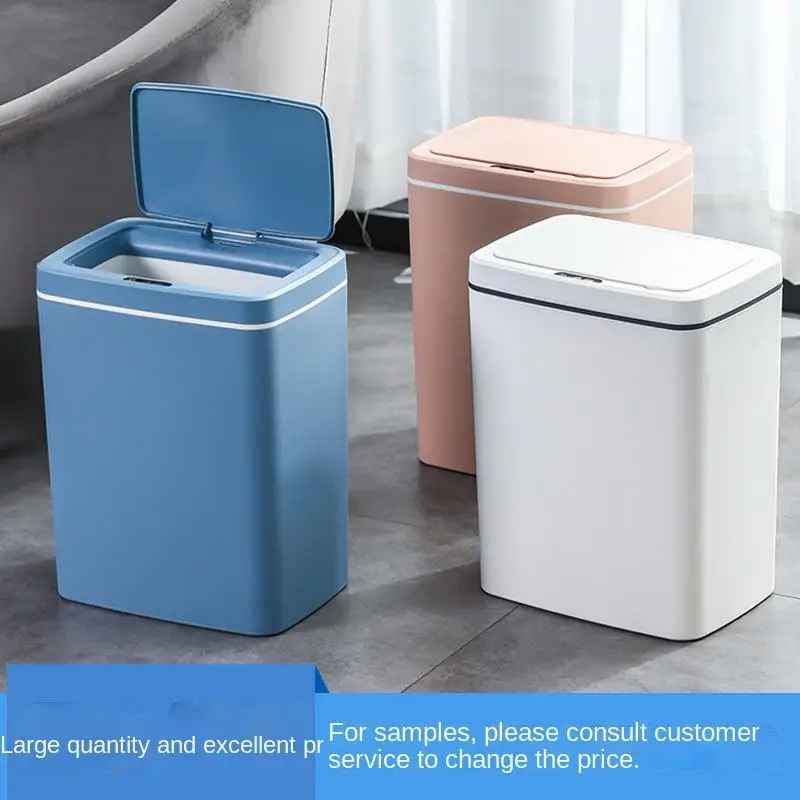 Vacuum Compost 16 Litre White Bin Touchless Sensor Intelligent Rubbish ...