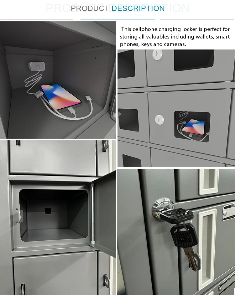25 Door Public Mobile Phone Charging Storage Station