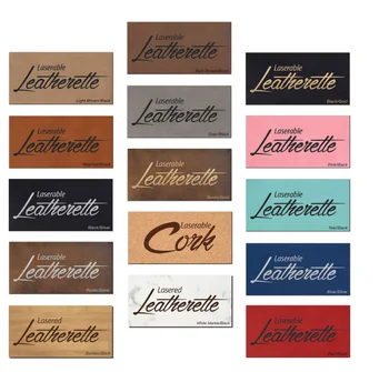 Laserable Leatherette Laser Engraving Leather Blanks Sheets With Self ...