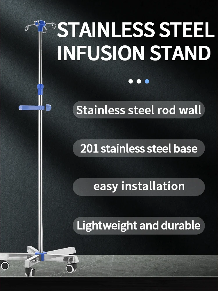 Factory Price Infusion Stand And Accessories / Bed Insert Infusion Rack ...