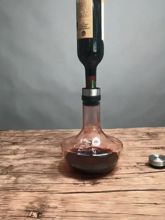 Modern Luxury Borosilicate Glass Carafe Fast Magic Wine Decanter With ...