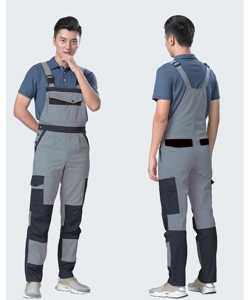 Mens Uniforms Workwear Bib Overall Safetywear/worker Clothing