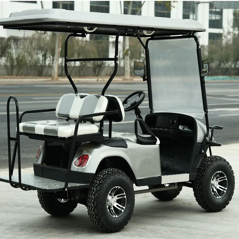 4 Wheel Electric Club Car/48v 4 Seat Club Golf Car/6 Seater Electric ...
